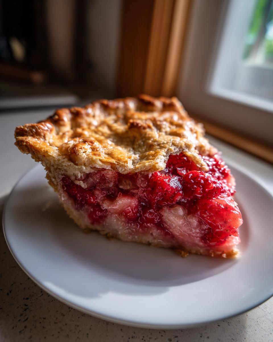 Amazing strawberry rhubarb pie: 1 secret
