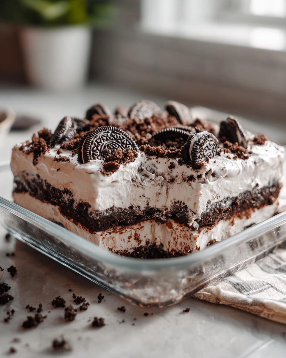 Amazing dirt cake: 450 calories